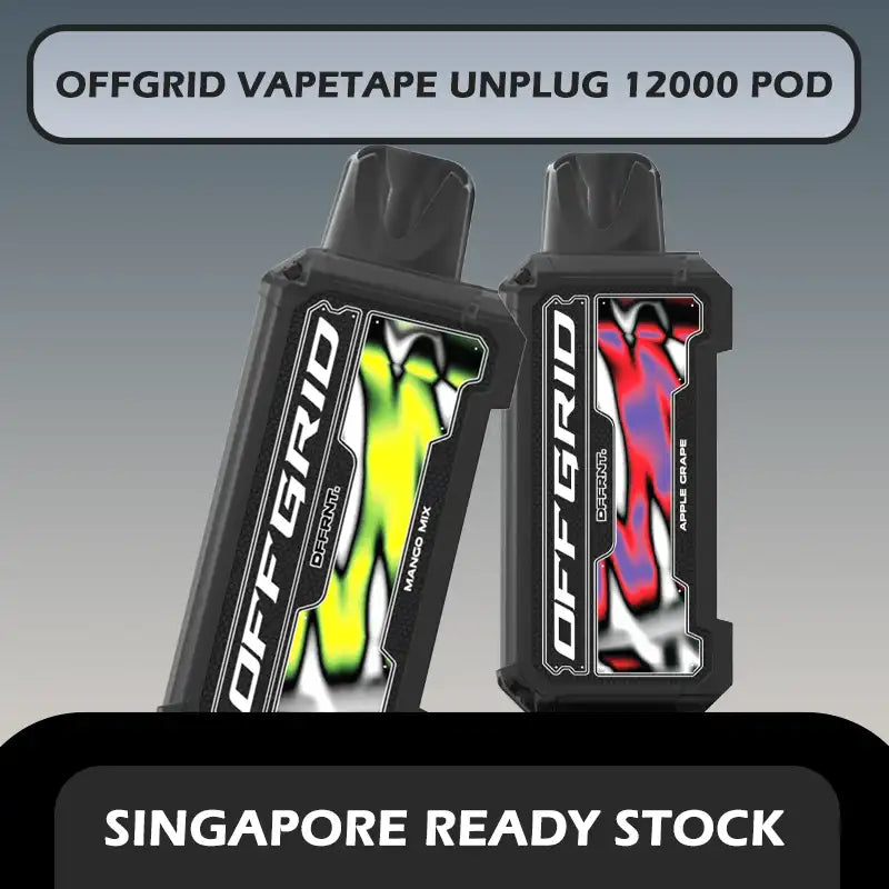 OFFGRID VAPETAPE UNPLUG 12000 PUFFS - CARTRIDGE POD | VAPE IN SG – VAPEINSG