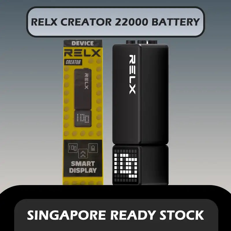 RELX Creator 22000 Puffs Battery Device Singapore - Vape in SG – VAPEINSG